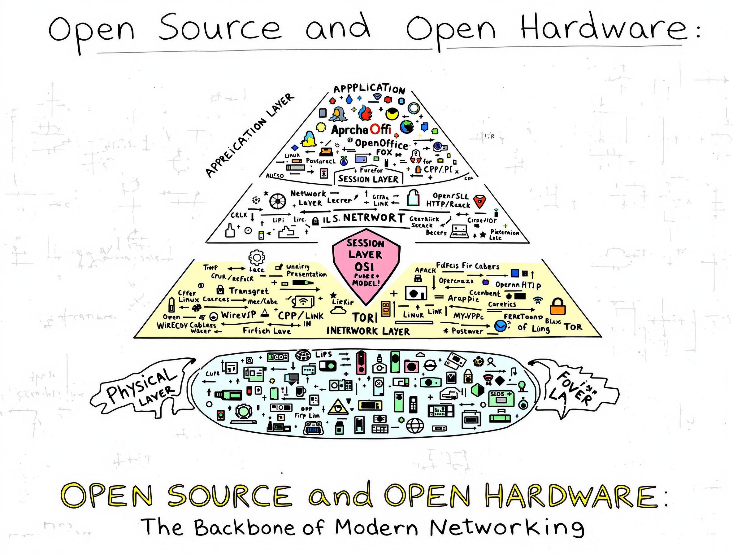 Open Source and Open Hardware in the OSI Model: The Backbone of Modern ...